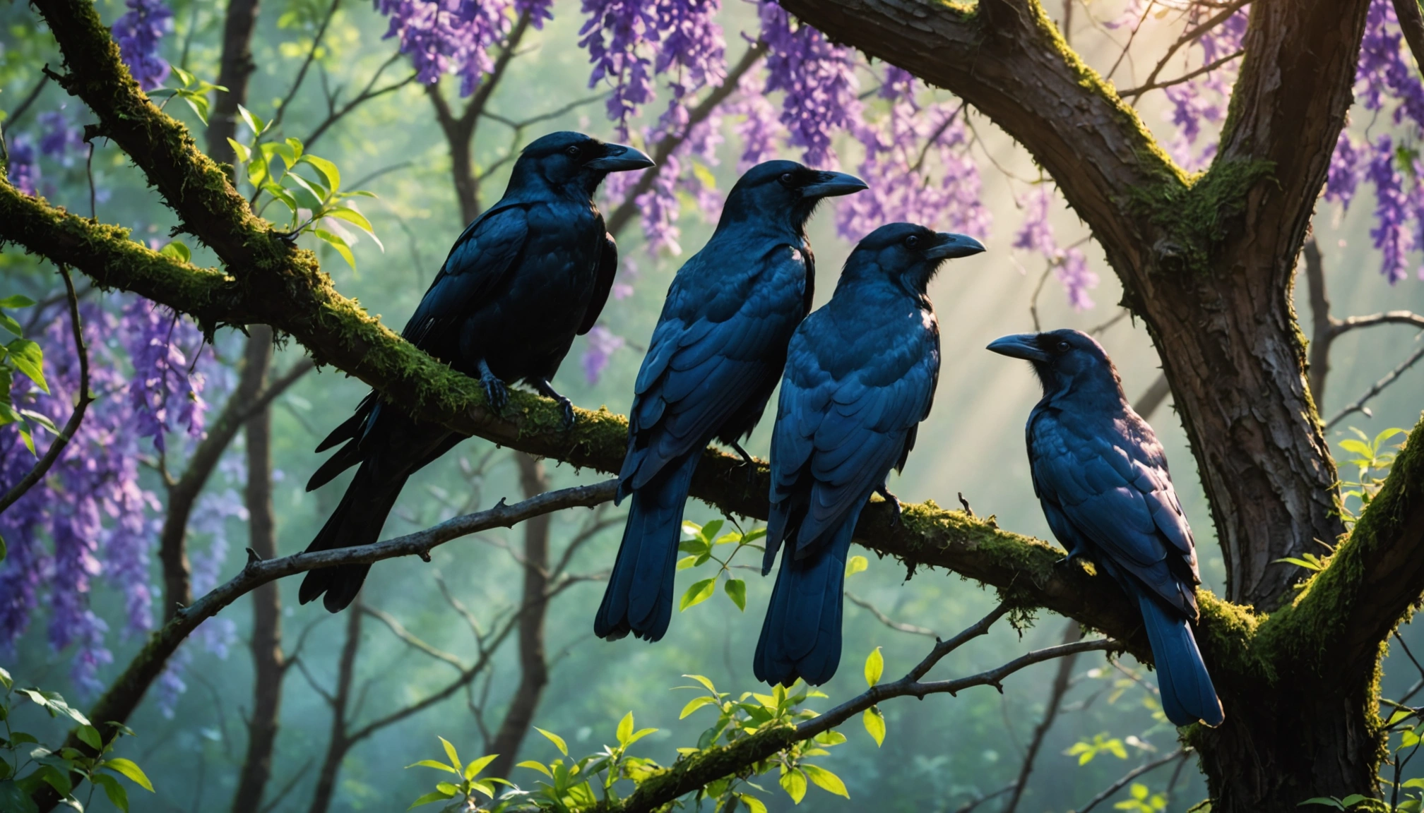 Secrets naturels de beauté des corbeaux : élégance sauvage